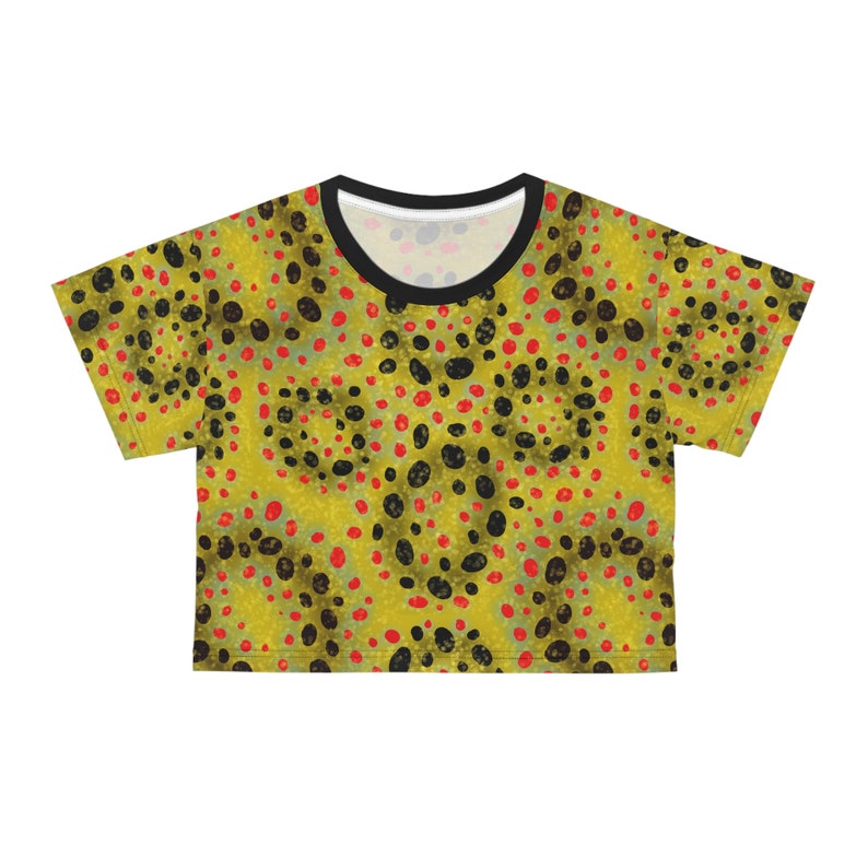 Trout Skin Crop Top (brown) - Etsy