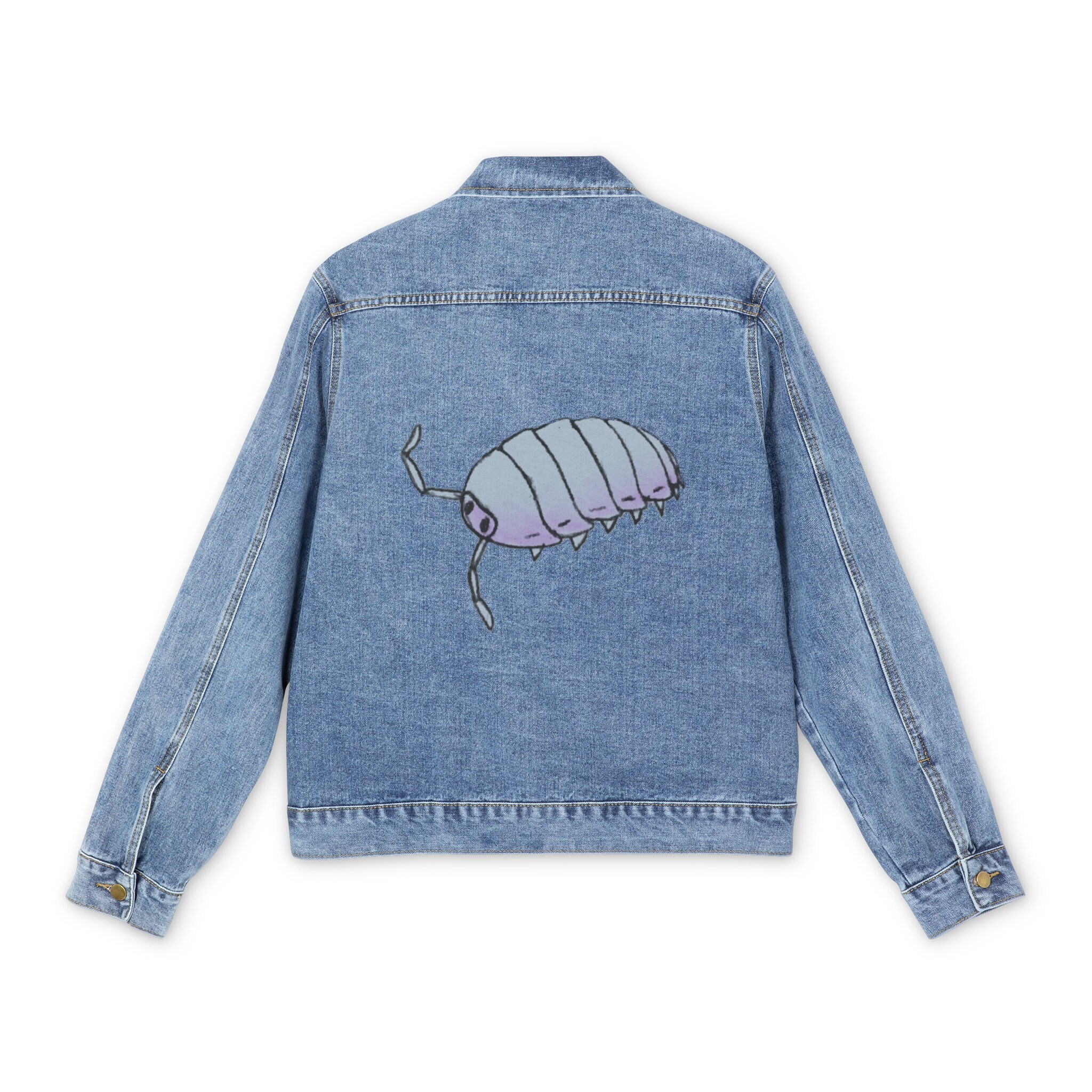 Isopod Denim Jacket (cubaris "purple Ghost") - Etsy