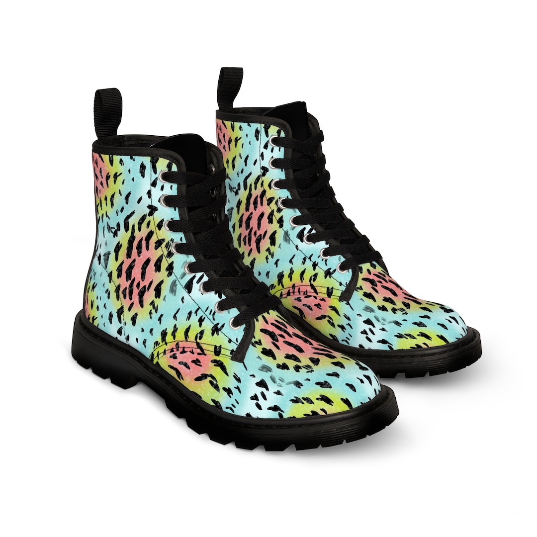 Rainbow Trout Skin Boots Etsy rainbow-trout-skin-boots-etsy