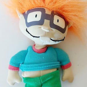 1997 Rugrats Angelica Chuckie and Spike the Dog Retro Soft Toys by ...