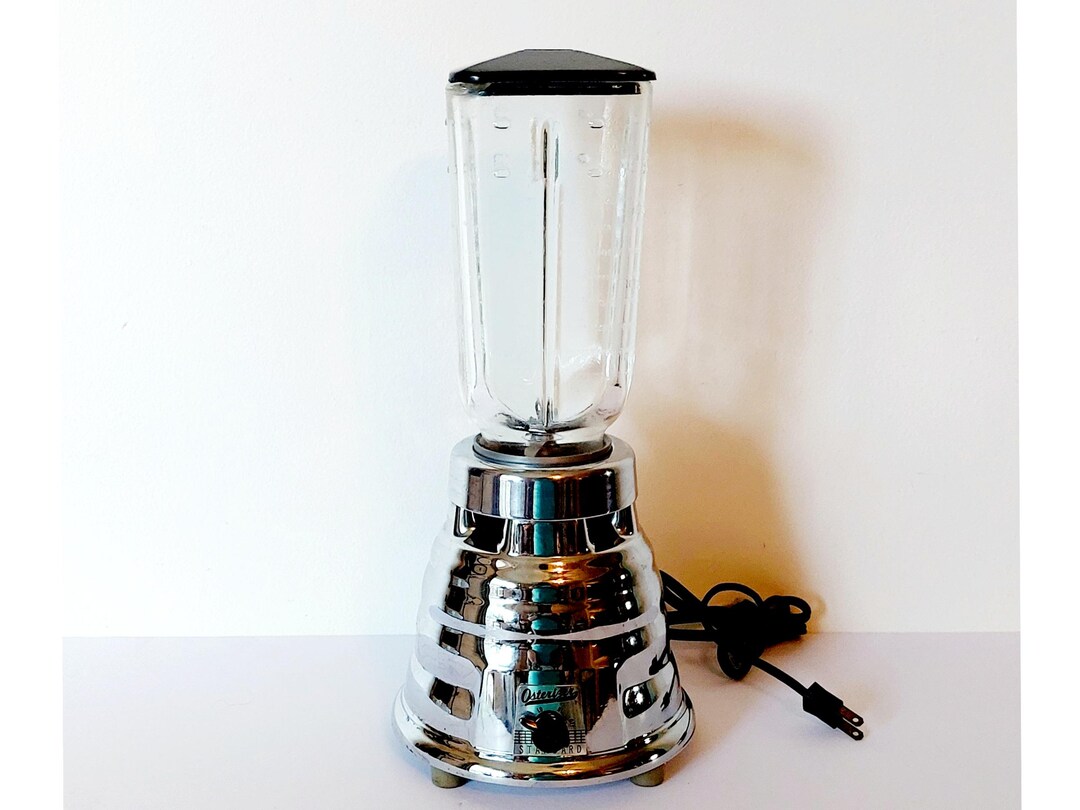 Vintage 1950’s Retro Oster Osterizer Beehive Chrome Glass Blender Model ...