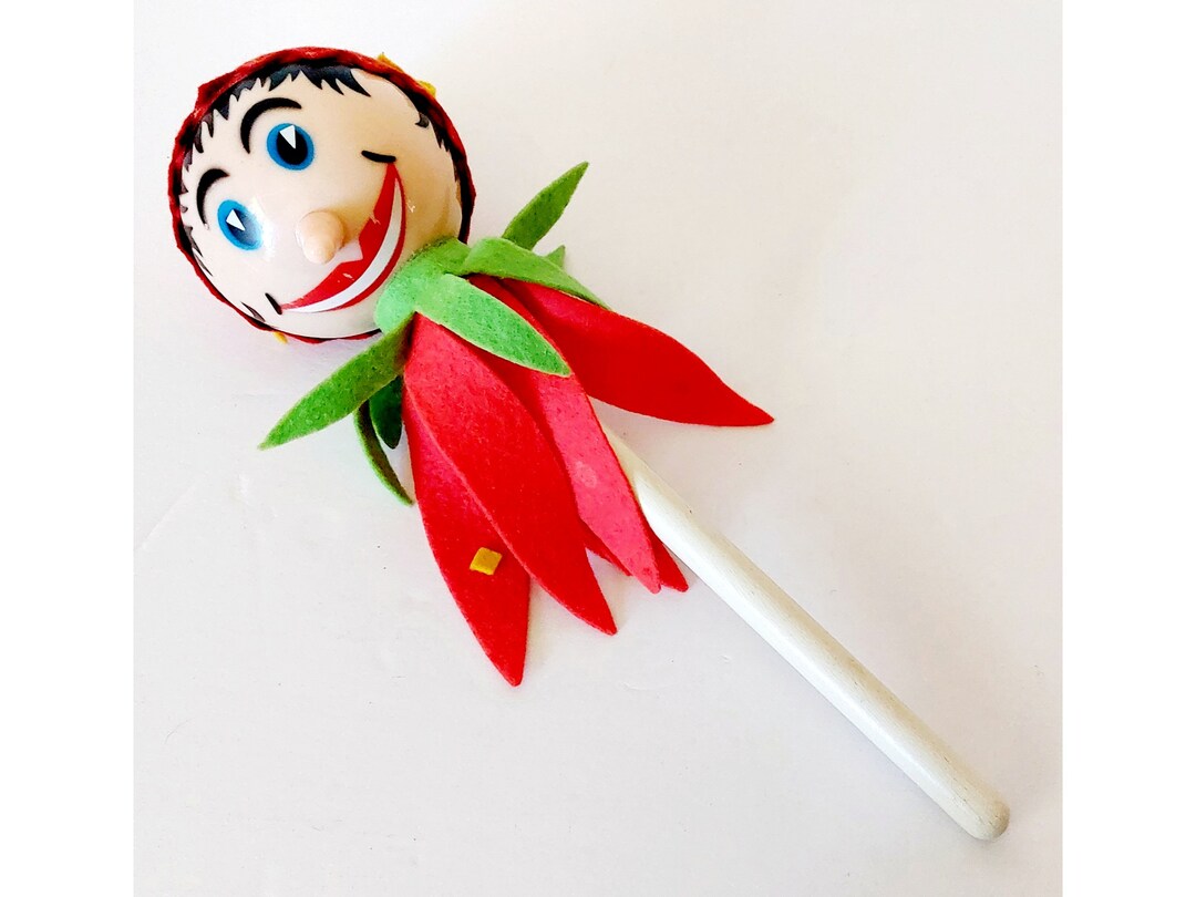 Midcentury 1960s Toy Court Jester Music Stick Made in Switzerland - Etsy