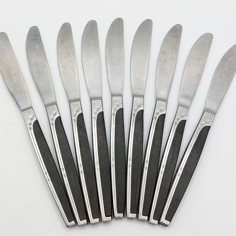 Silver Stars Flatware - Etsy