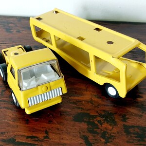 1970's Tonka Mini Car Carrier Truck Trailer Pressed Steel Toy - Etsy