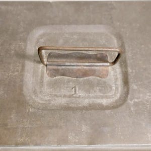 Vintage Metal Bank Lock Box - No Key - Etsy