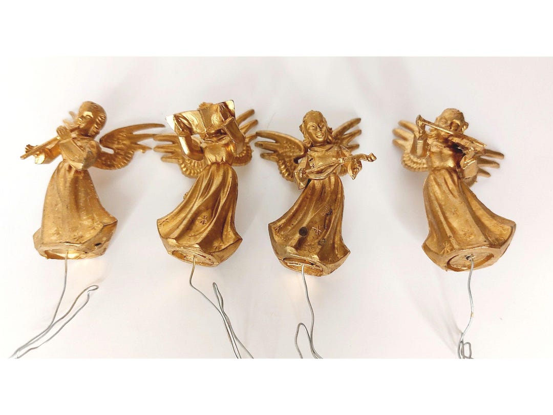 Vintage Gold Angels Playing a Variety of Instruments - Etsy