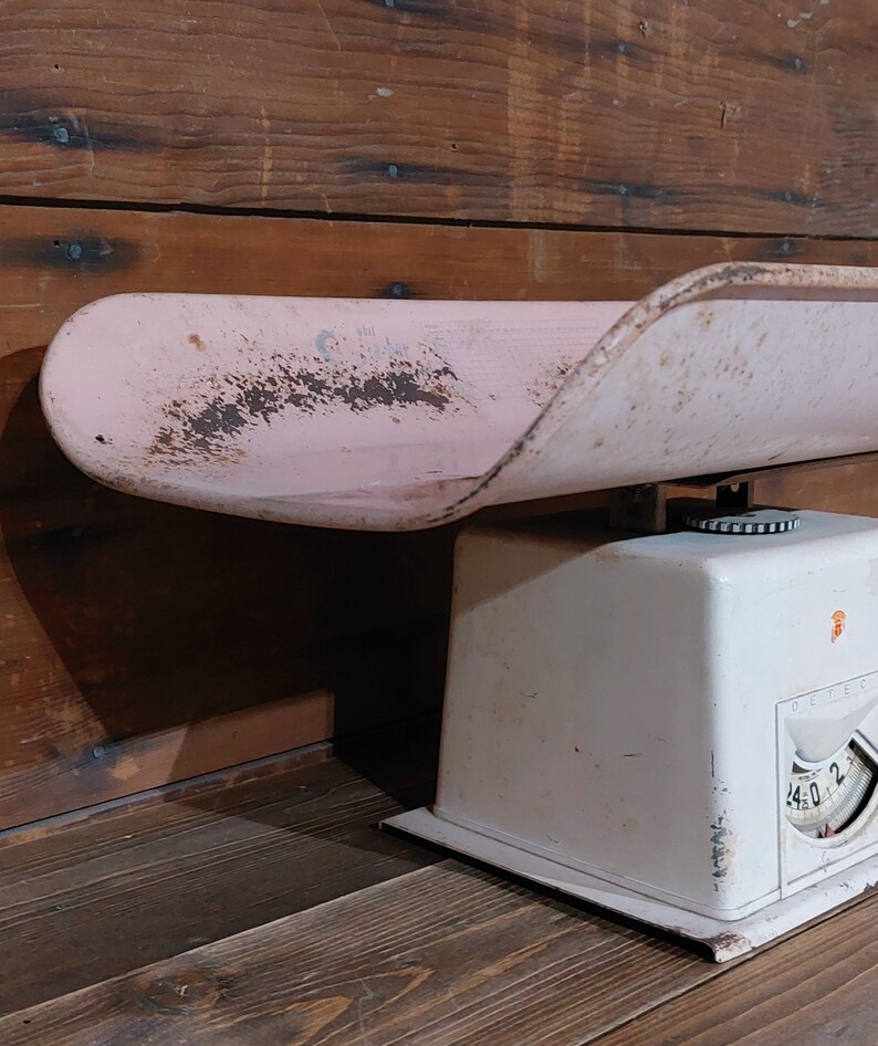 Vintage Detecto Baby Scale 1940's Peach Pink Scale - Etsy