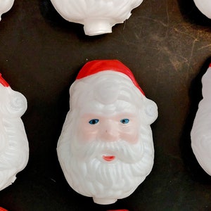 Vintage Santa Claus Head Blow Molds, 1980s Set of 9 - Etsy