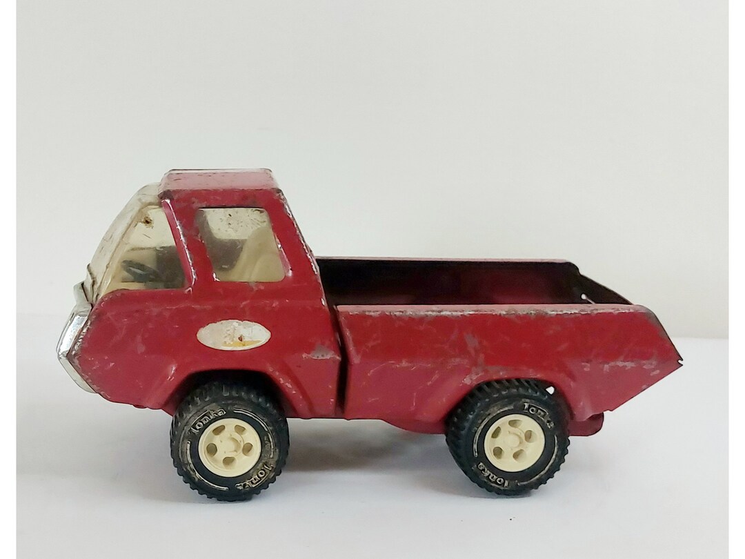Vintage 1976 Red Tonka Pickup Truck Pressed Steel - Etsy