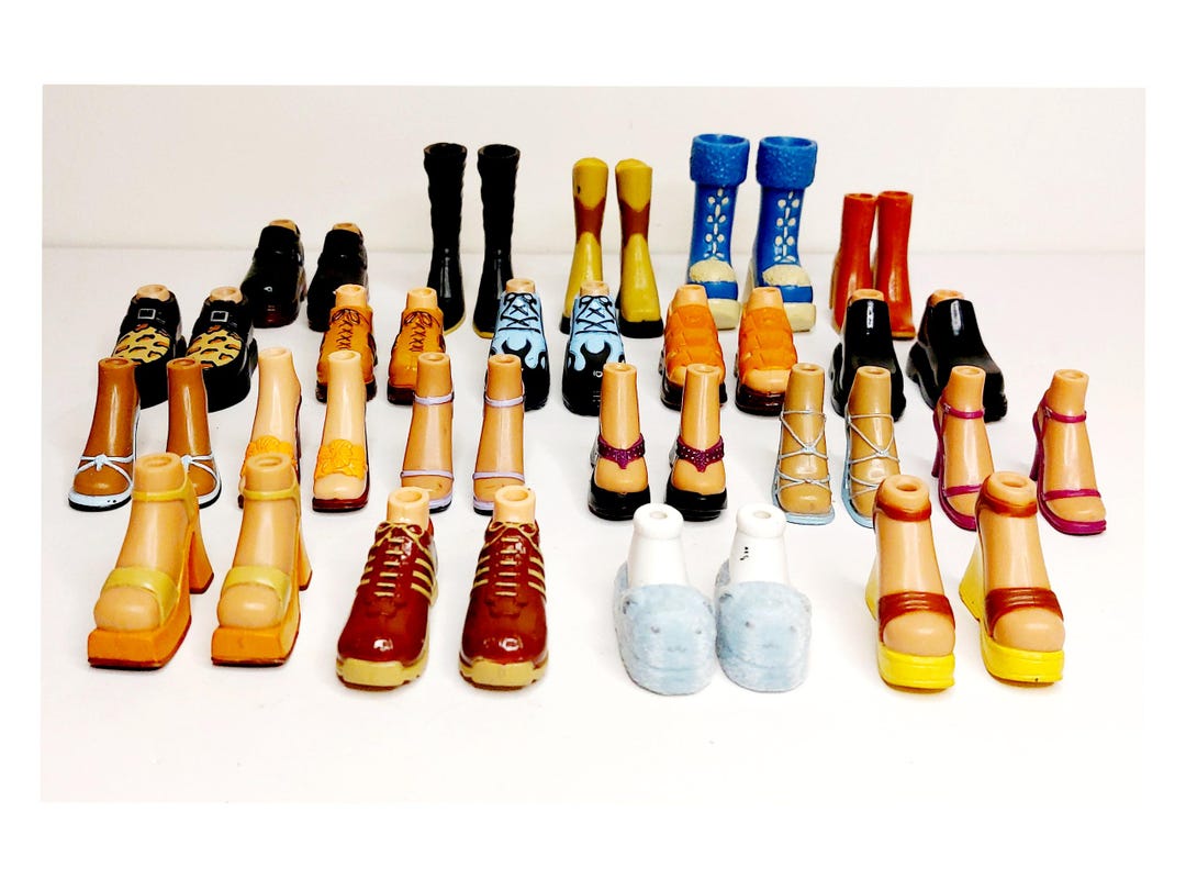 Vintage Bratz Dolls Shoes 20 Pairs Boots Heels Boyz and Girlz - Etsy