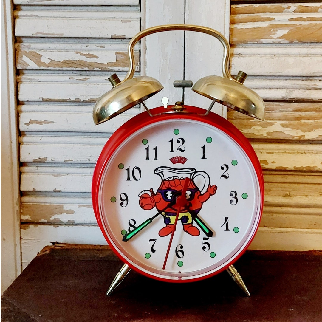 Vintage Kool Aid Man Wind up Alarm Clock, 1980s 1990s Works - Etsy