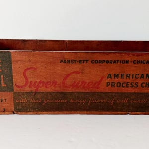 RARE 1920s Prohibition Era Pabst Wooden 5 Lb Cheese Box, Choice of ...