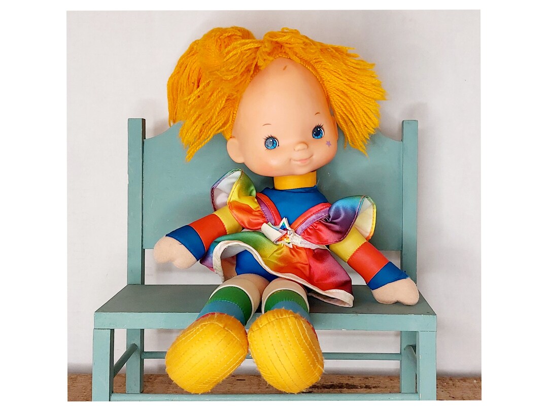 Vintage 1983 Rainbow Brite 18” Plush Doll Hallmark Mattel Original 1st ...