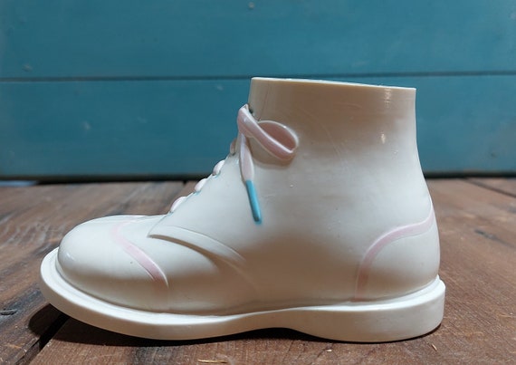 Mid Century Havatoy Baby Boot Bank - Etsy