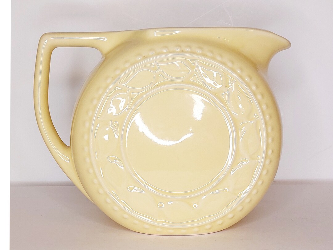 Vintage Home Again by Riviera Van Beers Yellow Stoneware Handled ...