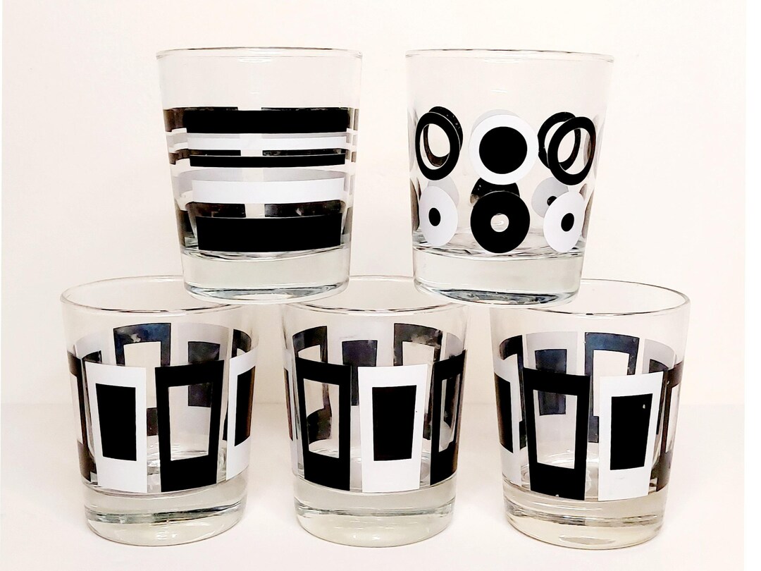 Vintage Set of 5 Ikea Godis Glasses, Mid Century Design by Henrik ...