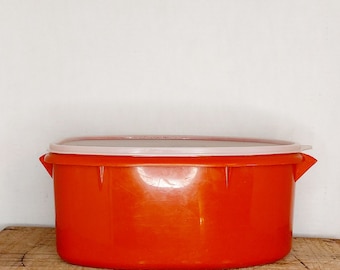 1970s Tupperware Ham Roast Keeper 3 Piece Clear White Plastic Food ...