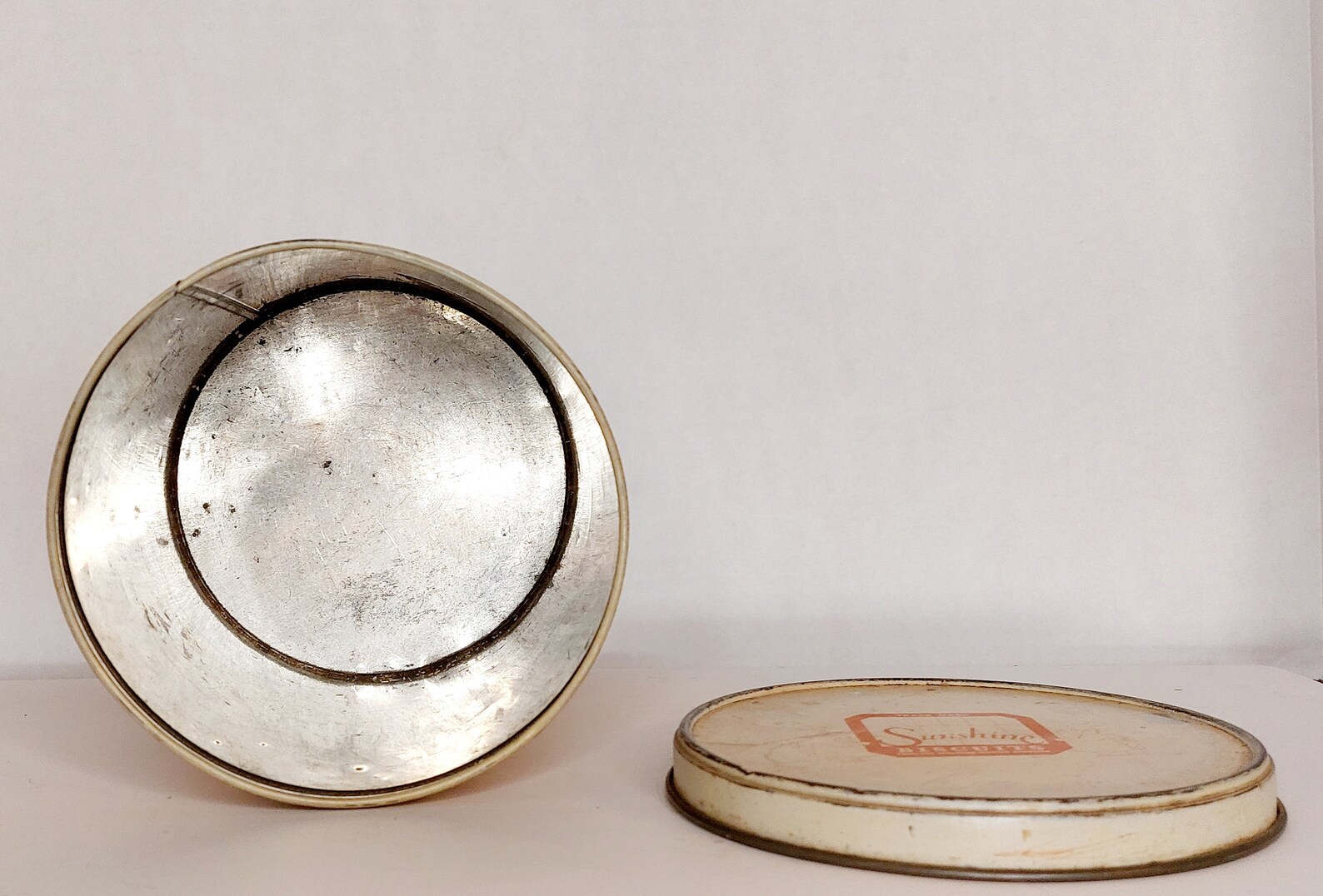 1940s Vintage Sunshine Butter Wafers Tin Can, Loose-wiles Biscuit Co in ...