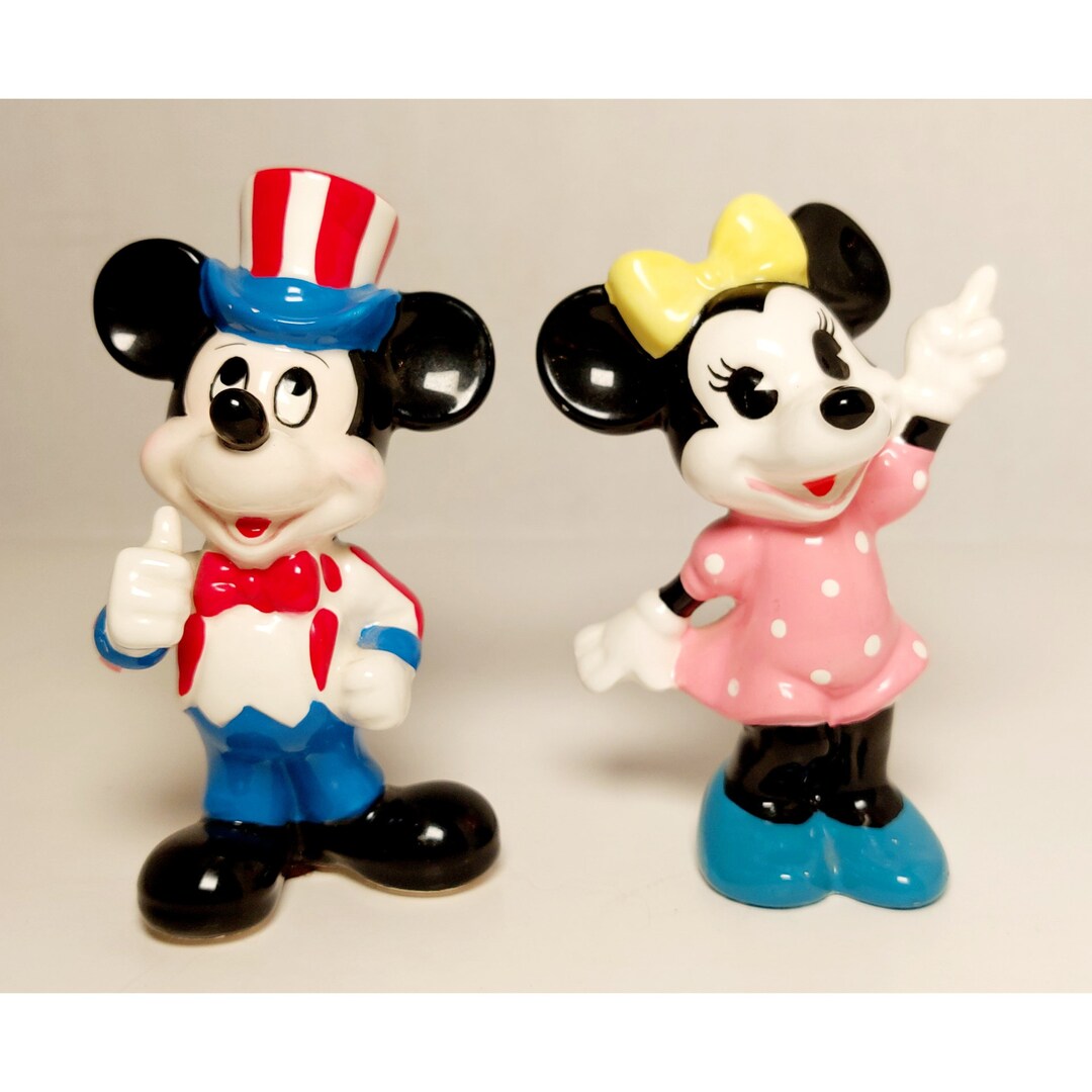 Vintage Carnival Ringleader Mickey Mouse Miniature and Minnie Mouse ...