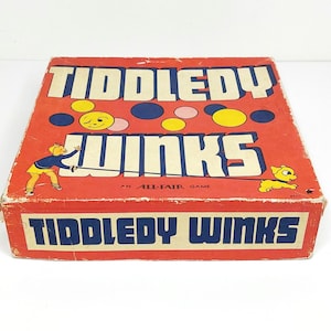 Vintage Tiddly Winks Game by an All Fair - Etsy