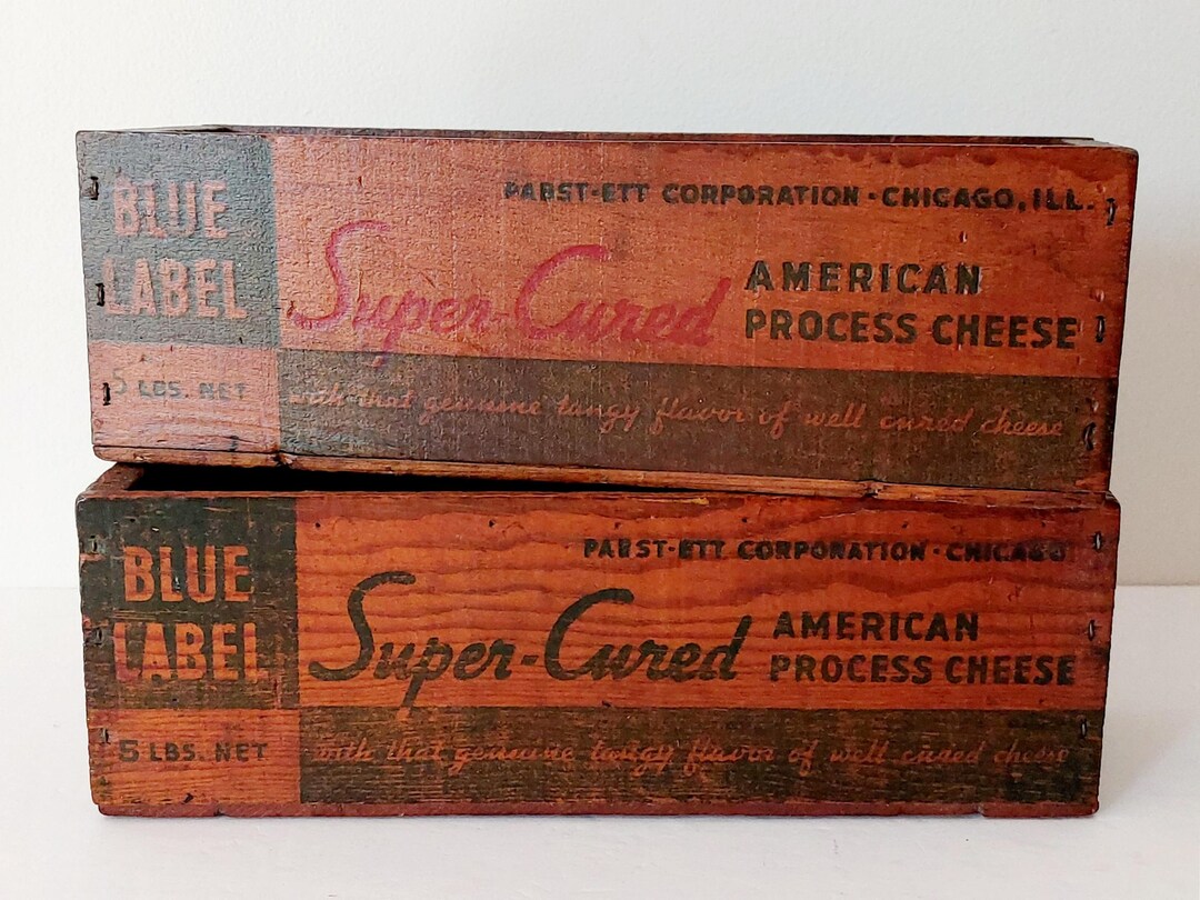 RARE 1920s Prohibition Era Pabst Wooden 5 Lb Cheese Box, Choice of ...