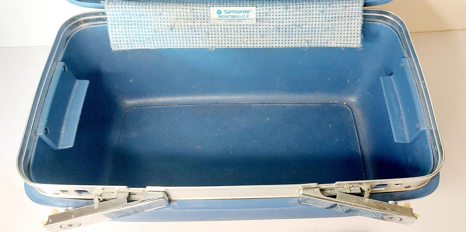 Vintage Midcentury Blue Samsonite Saturn 400 Hard Train Case - Etsy