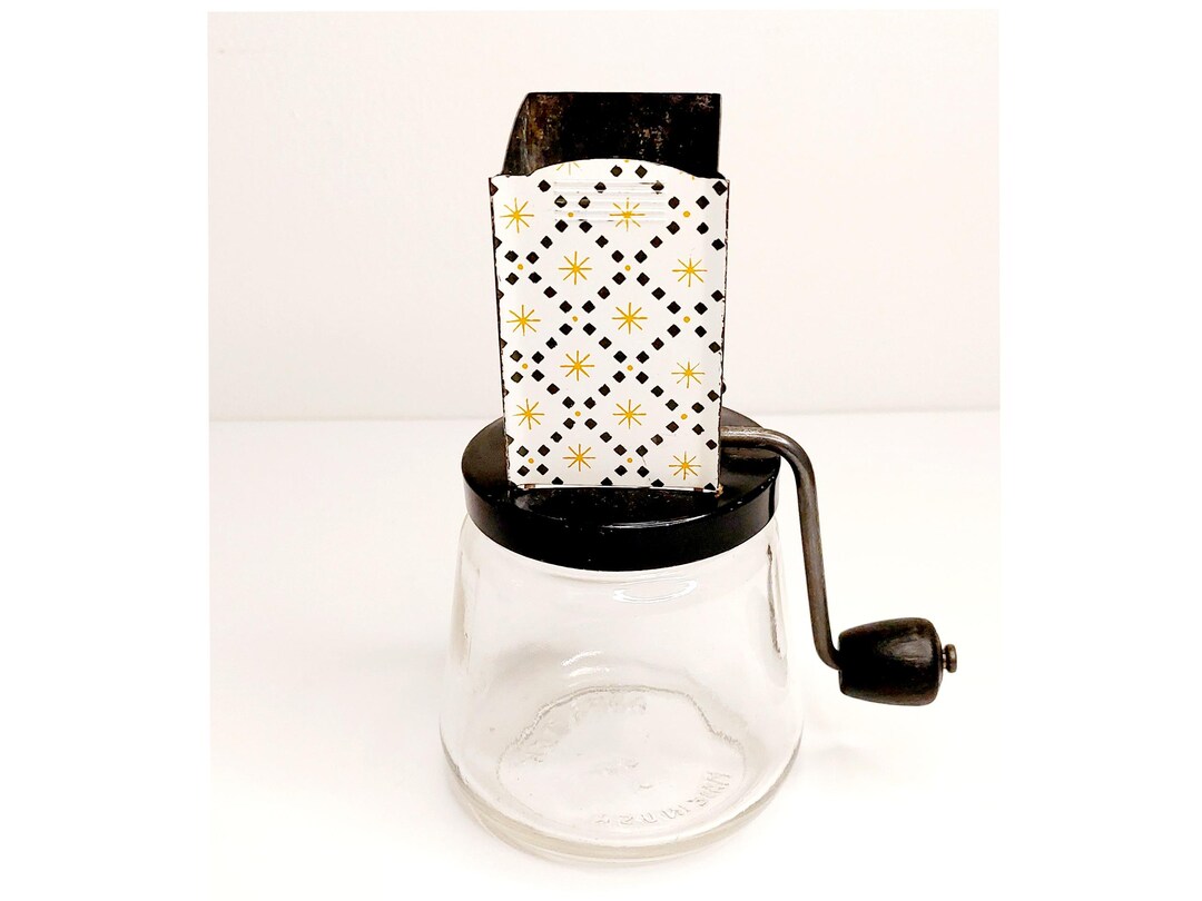 Vintage Androck Mid Century Nut Chopper With Glass Jar - Etsy