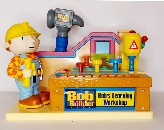 Vintage Bob the Builder Learning Workshop 2001 Interactive Learning Toy ...