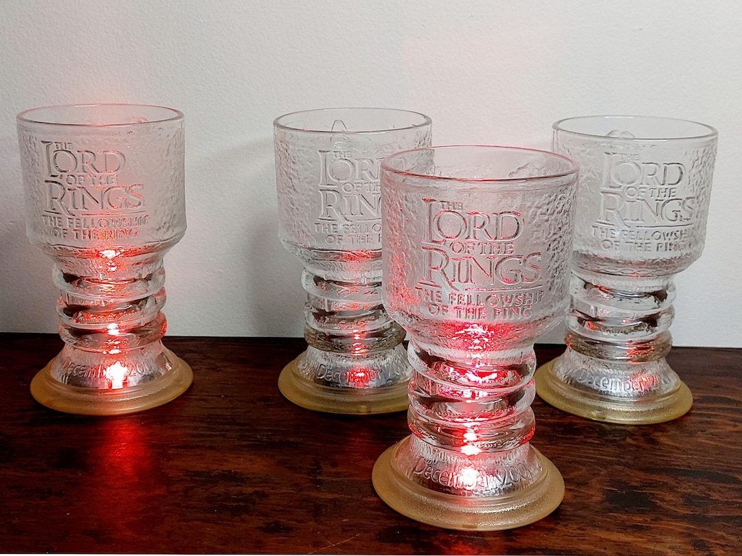 Lord Of The Rings Glass Goblets