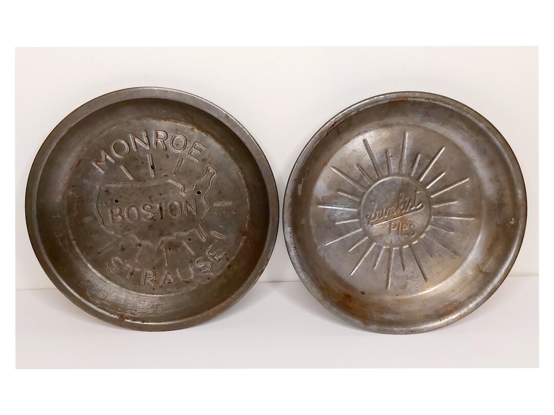 Vintage 1940s Monroe Strause BOSTON OR Embossed Sunkist Pies Pie Plate ...