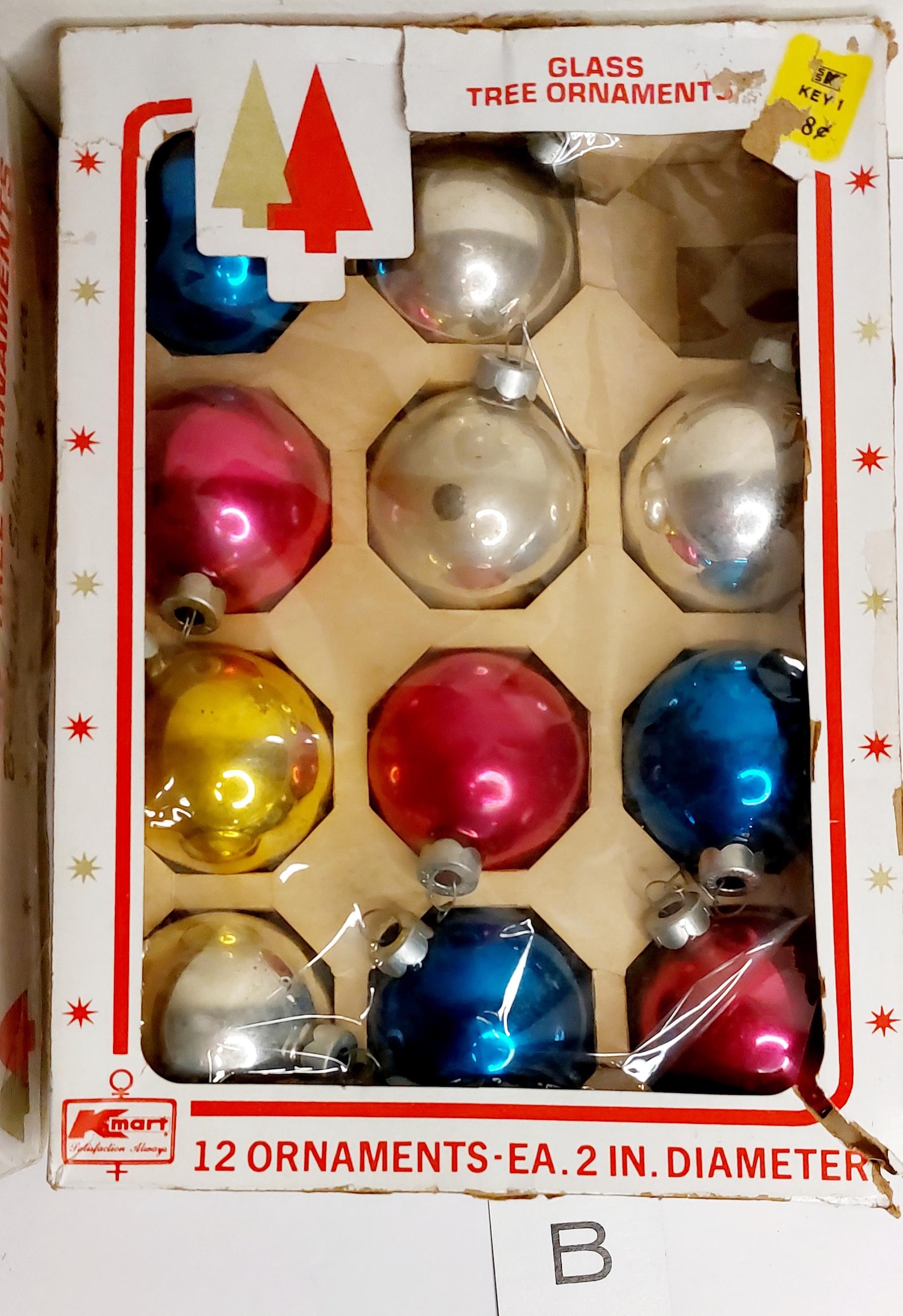 Vintage Kmart Mercury Glass Christmas Ornaments, Made in USA, Your ...