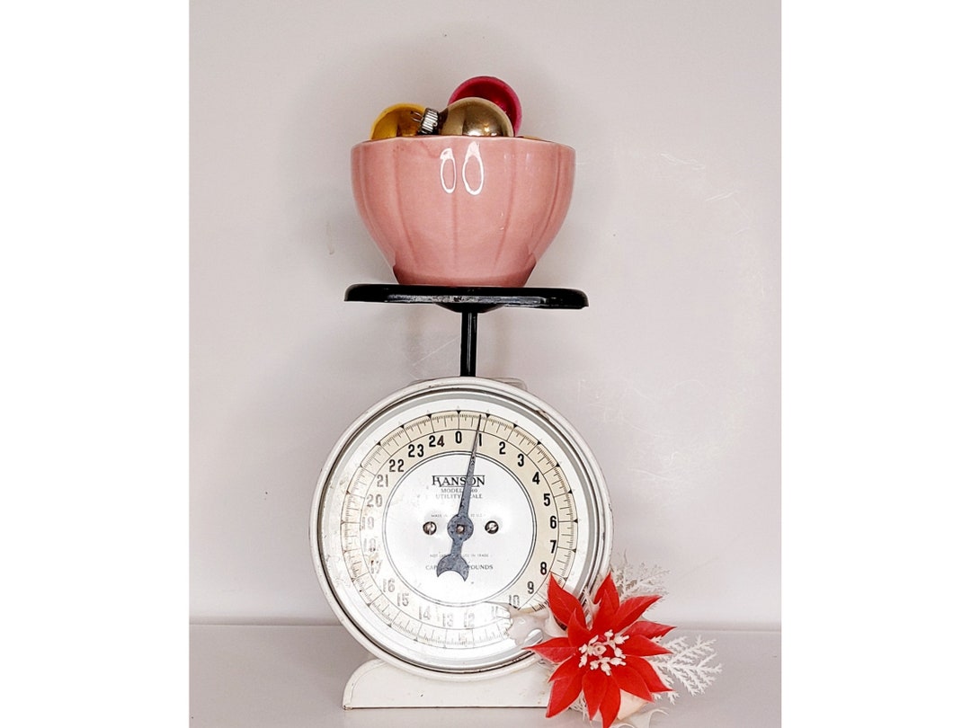Midcentury Hanson 25 Lb Utility Scale White and Black - Etsy
