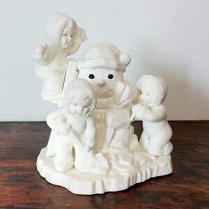 Vintage SNOWBABIES Building A Snowman - Etsy