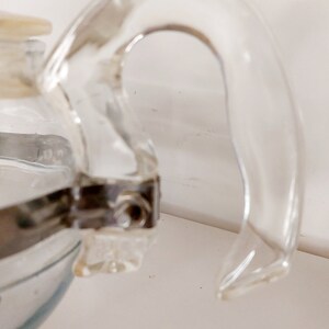 Pyrex Coffee Tea Pot Vintage Flameware 8446-B Blue Glass 8 Cup Stovetop ...