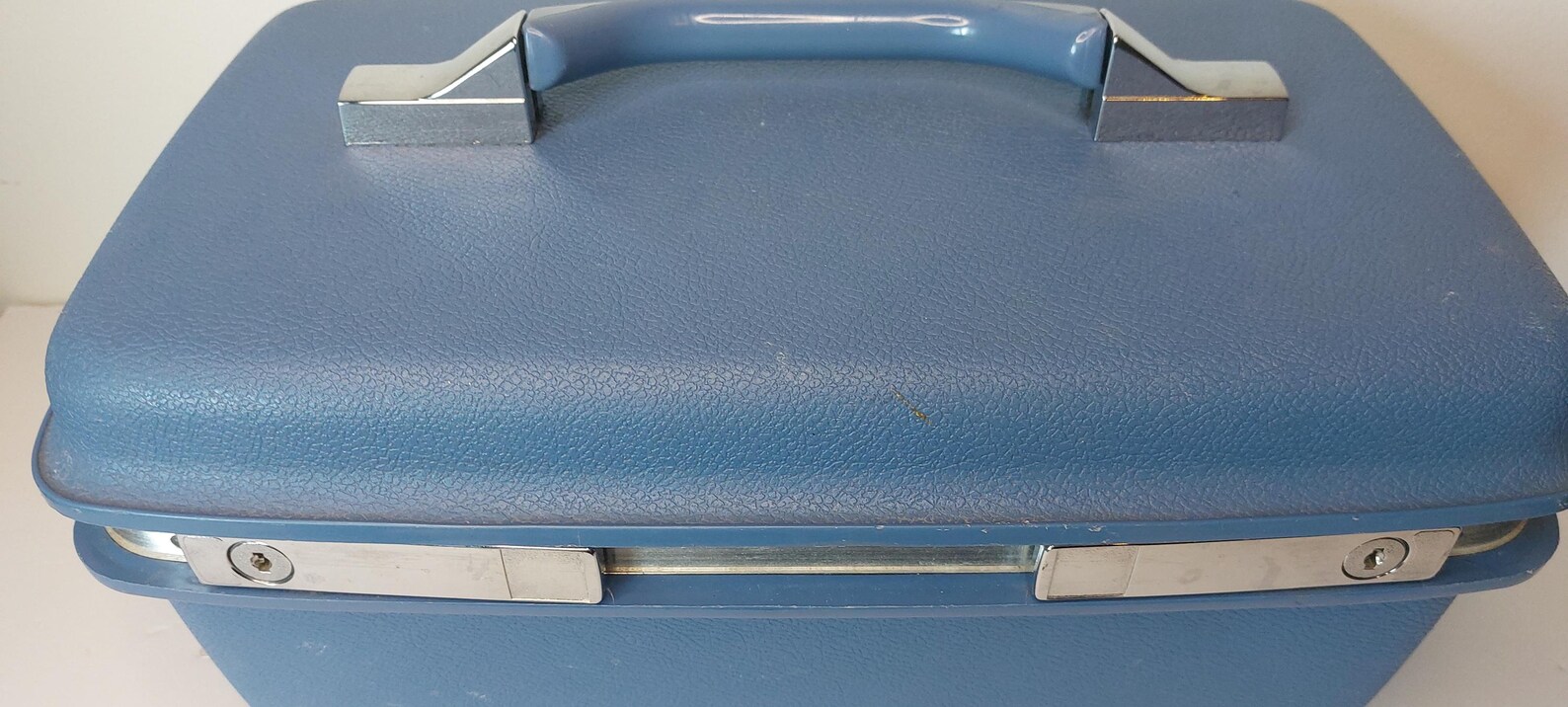 Vintage Midcentury Blue Samsonite Saturn 400 Hard Train Case - Etsy