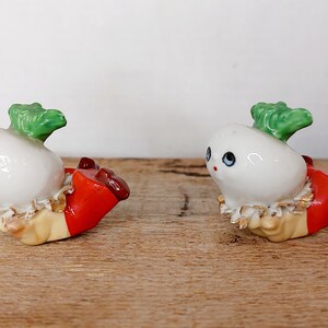 Vintage 1950's Anthropomorphic Ceramic Onion Head Salt & Pepper Shakers ...