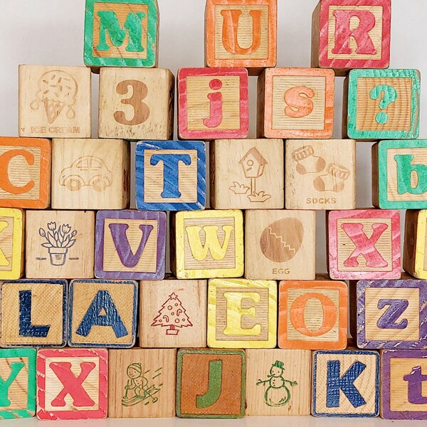 Abc Blocks - Etsy