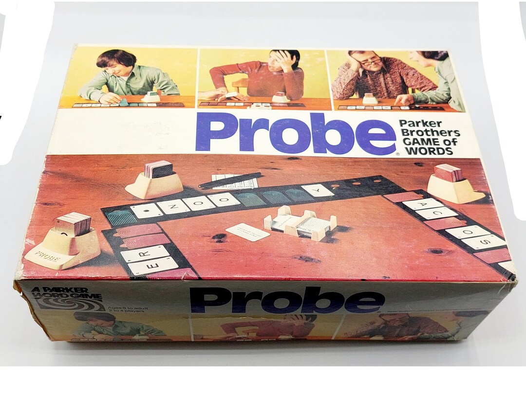Vintage 1974 Probe Board Game in Box Parker Brothers Word Game 201 - Etsy