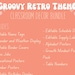 Groovy Retro Theme: Classroom Decor Bundle, Printable and Editable ...