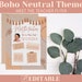 Boho Neutral Theme: Classroom Decor Bundle, Editable and Printable ...