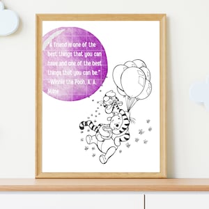 Children's Book Character Gallery Wall Posters, Rainbow Watercolor ...