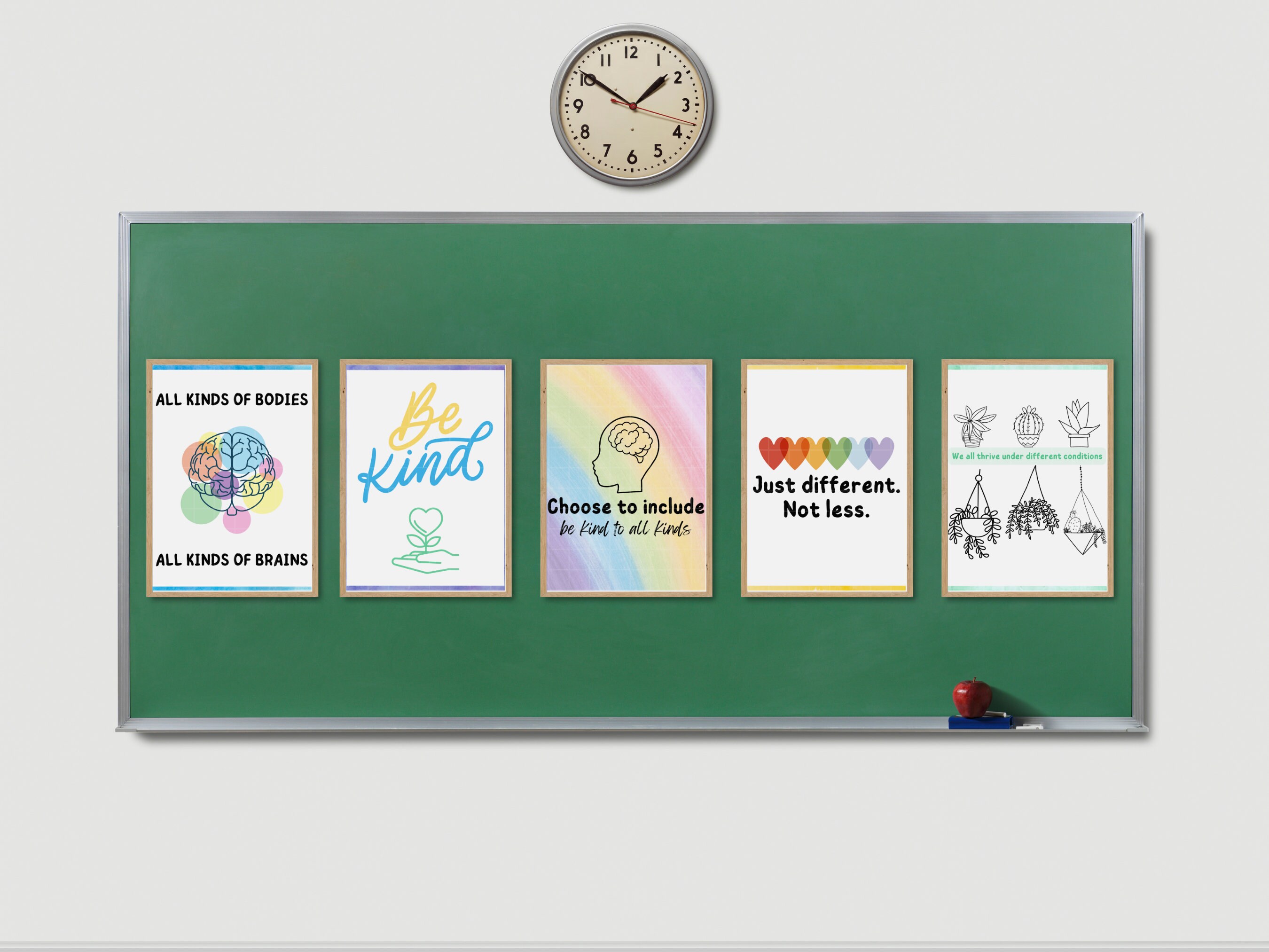 Inclusion Poster Bundle, Neurodiversity, Special Education, Instant ...