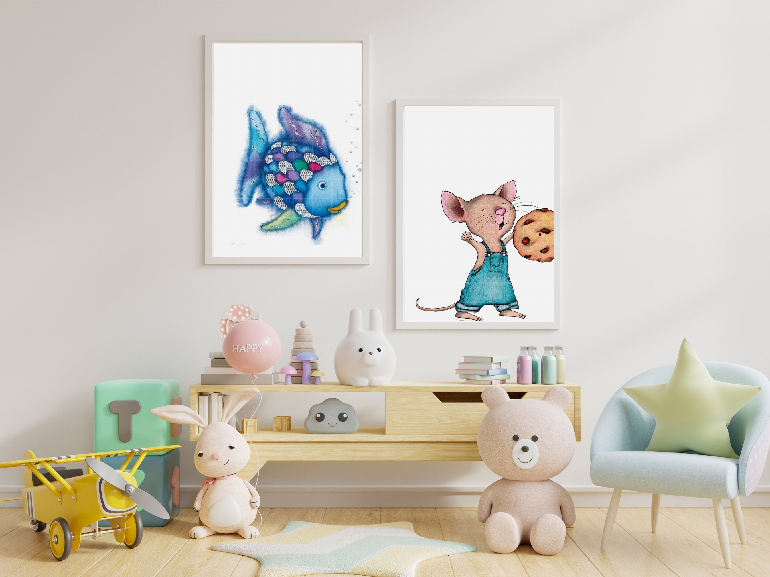 Children's Book Character Gallery Wall Poster Bundle - Etsy