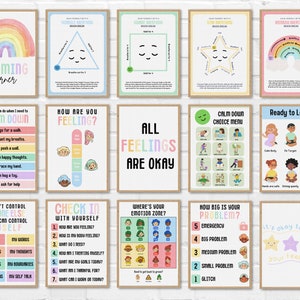 Calming Corner Poster Bundle, Instant Download, Social Emotional ...