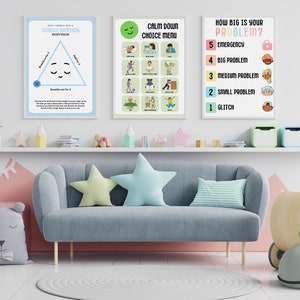 Calming Corner Poster Bundle, Instant Download, Social Emotional ...