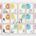 Children's Book Character Gallery Wall Posters, Rainbow Watercolor ...
