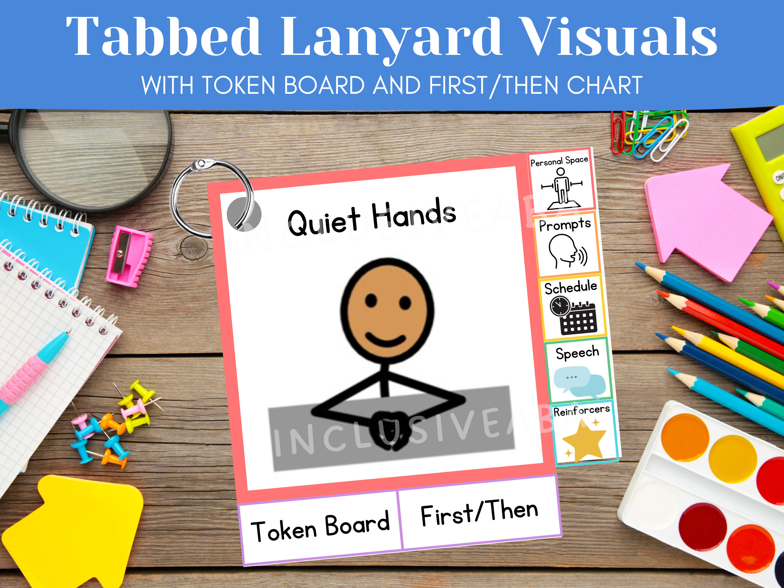 Special Education Tools Bundle Token Board Visual Prompts - Etsy