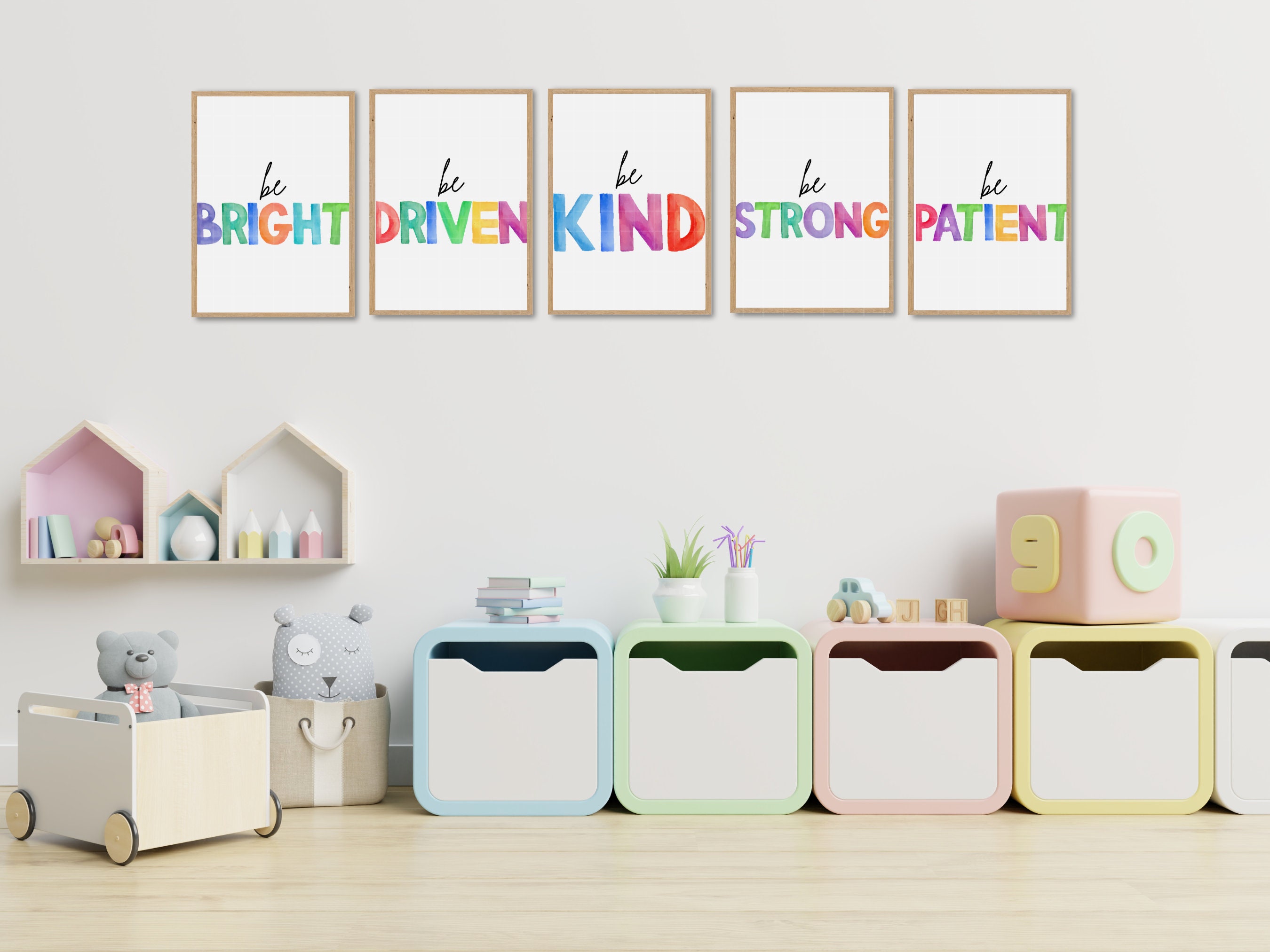 Positive Affirmation Poster Bundle, Growth Mindset, Printable Decor ...