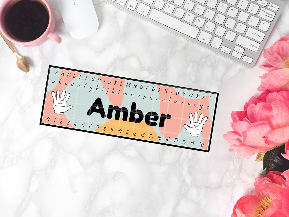 Groovy Retro Theme: Editable Name Tags Printable Classroom - Etsy