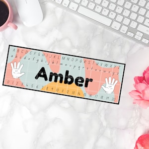 Groovy Retro Theme: Editable Name Tags, Printable Classroom Decor ...